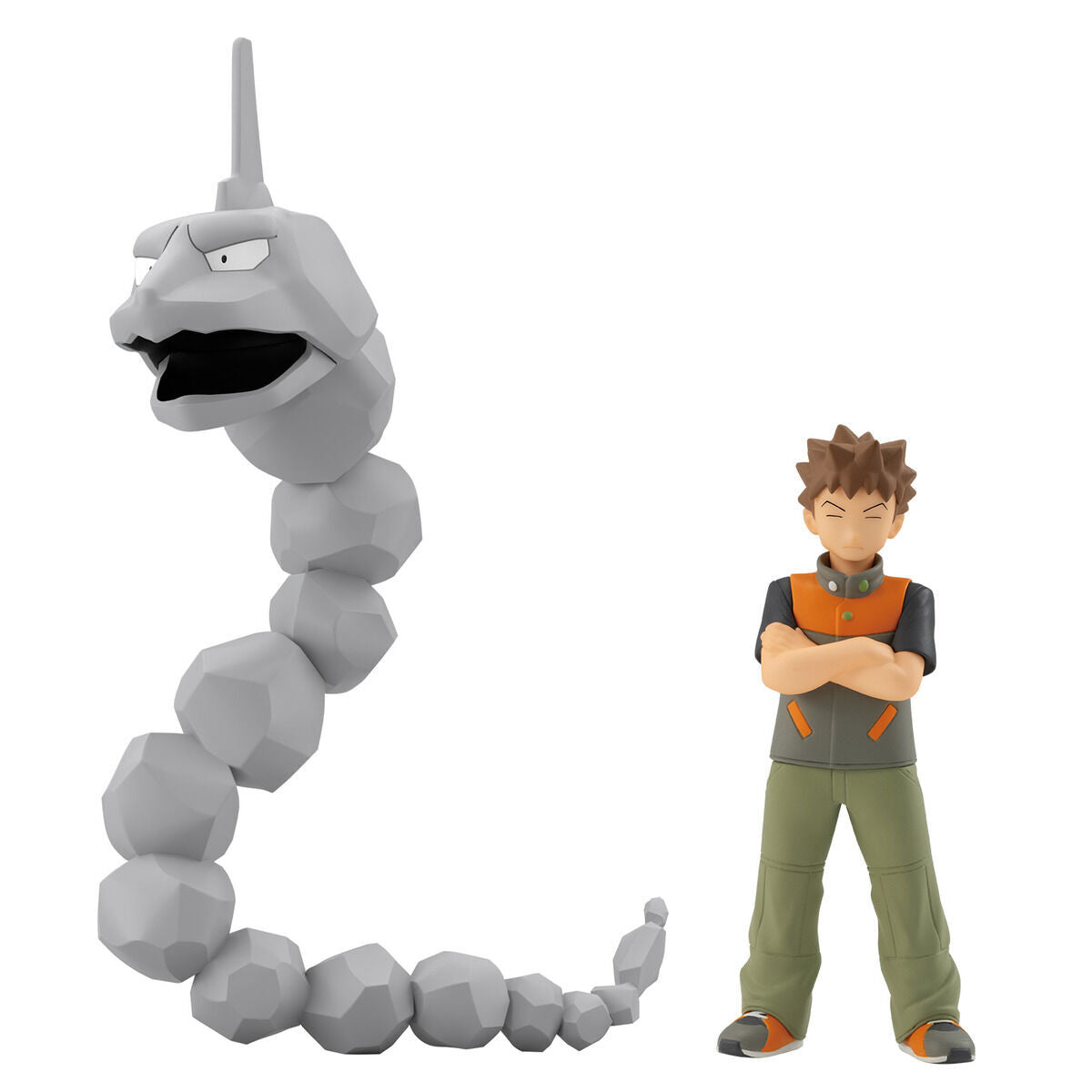 Brook & Onix Set - Kanto Region Pokémon Scale World (2 figures) by Ban ...